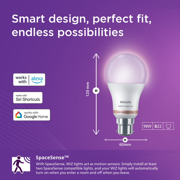 Philips Smart WiFi LED Bulbs (B22) – Signify Employee Webshop