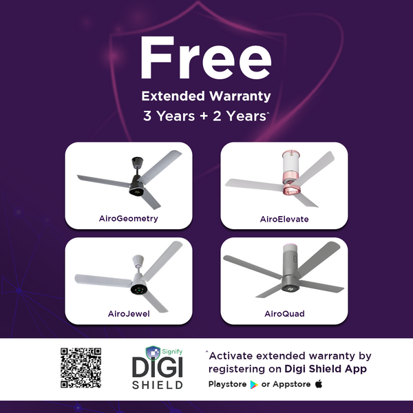 Ecolink AiroJewel BLDC Smart Ceiling Fan – Signify Employee Webshop